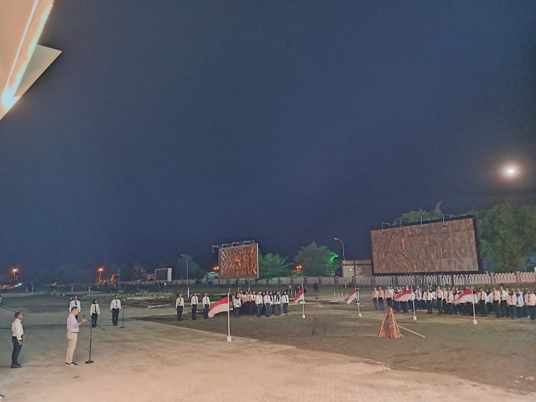 Pimpin Upacara Api Semangat Bela Negara, Sekda Haltim Tekankan ...